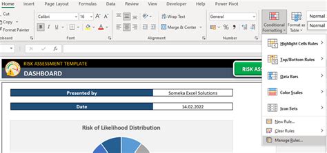Risk Assessment Excel Template Hazard Identification Risk Matrix