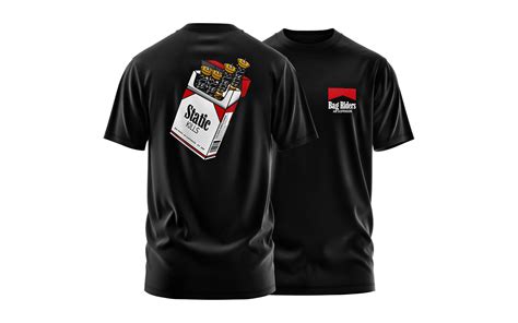 Bag Riders Static Kills Shirt Black Bag Riders