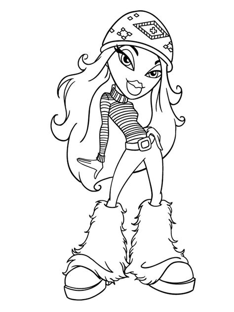 Bratz Coloring Pages Coloring Book Art Cool Coloring Pages Cute