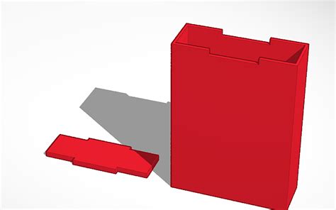 3d Design Deck Box Pokemon Cards Tinkercad