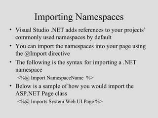 Introasp Net 6563550 Ppt
