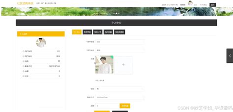 node js毕设社区团购系统程序 论文 csdn博客