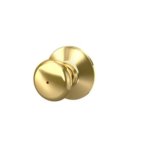 Schlage Plymouth Bed And Bath Lock Knob With Addison Trim And Reviews