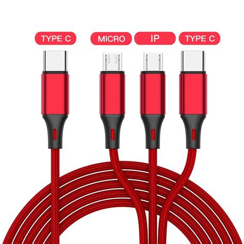 Купить Fonken 3 в 1 Usb кабель типа C к Usb C Micro Usb кабель для