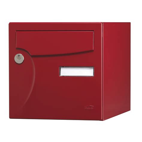Boîte aux lettres normalisée 1 porte extérieur RENZ Animation acier