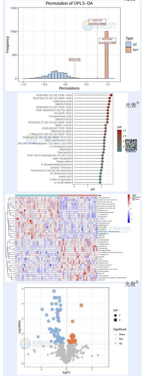 代谢组学数据分析视频metabolights数据库pcapls 生信自学网