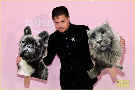 Barbara Palvin S Husband Dylan Sprouse Brings Cut Outs Of Their Pets To