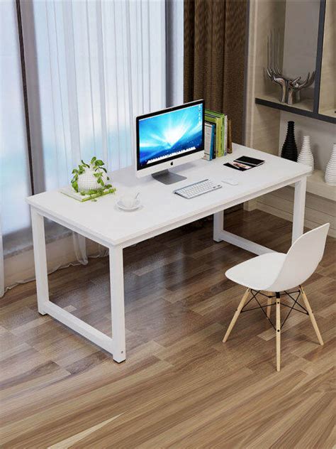 White1201406074cmhome Office Desk Desktop Computer Table Notebook