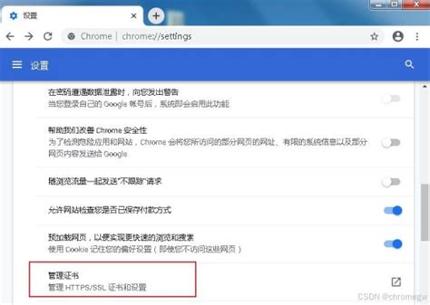 如何在谷歌浏览器中导入证书谷歌浏览器导入证书 Csdn博客