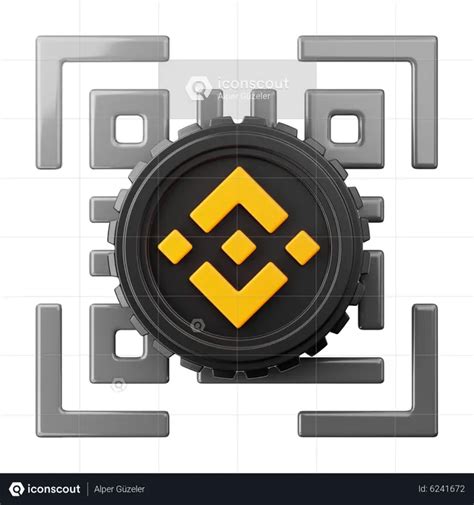 Premium Binance Coin Qr Code 3d Icon Download In Png Obj Or Blend Format