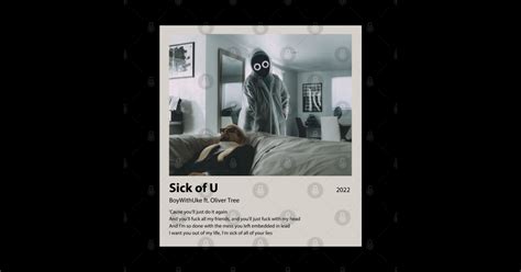 Sick Of U BoyWithUke Ft Oliver Tree Boywithuke Sticker TeePublic