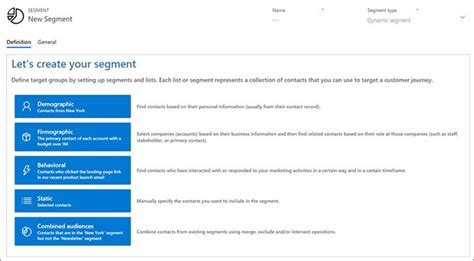 Improved Segmentation Experience Dynamics 365 Release Plan Microsoft Learn