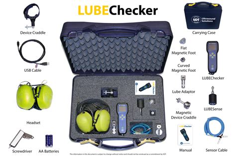 SDT LUBEChecker Precise Reliability Services