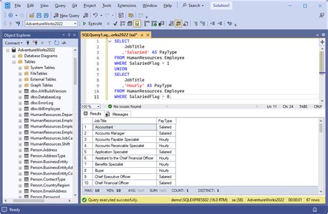SQL UNION Vs UNION ALL Syntax Differences Examples