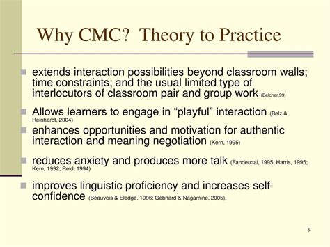 ppt computer mediated communication and language learning from