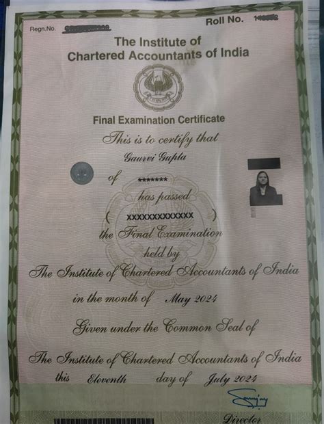 Ca Gaurvi Gupta On Linkedin Ca Icai Certificate Success Hardwork God Blessing Grateful