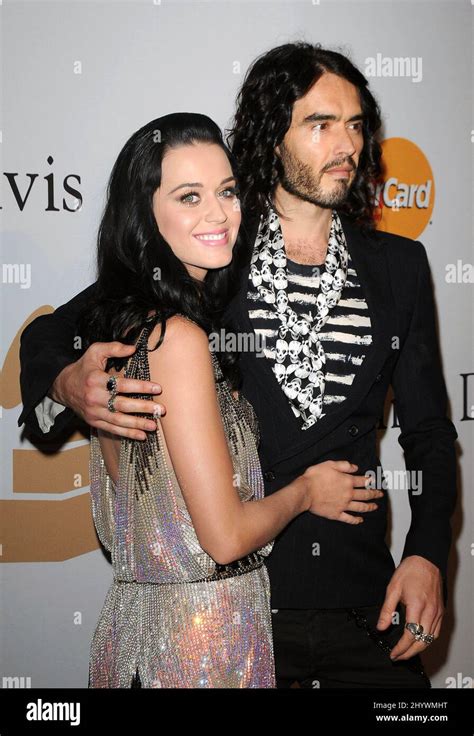 Katy Perry And Russell Brand At The The Annual Clive Davis Pre Grammy