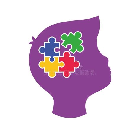 Autism Brain And Puzzle Stock Vector Illustration Of Care 300358659