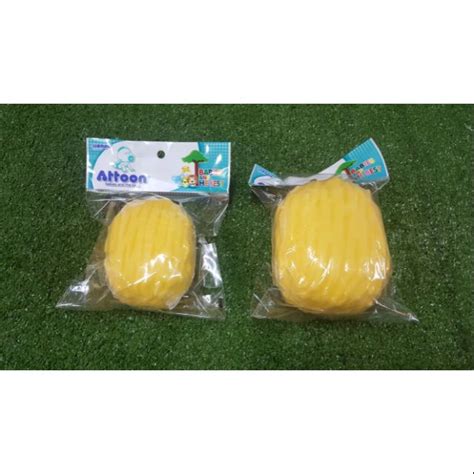 Attoonandangel แอทตูนฟองน้ำใยสังเคราะห์อาบน้ำเด็ก Shopee Thailand