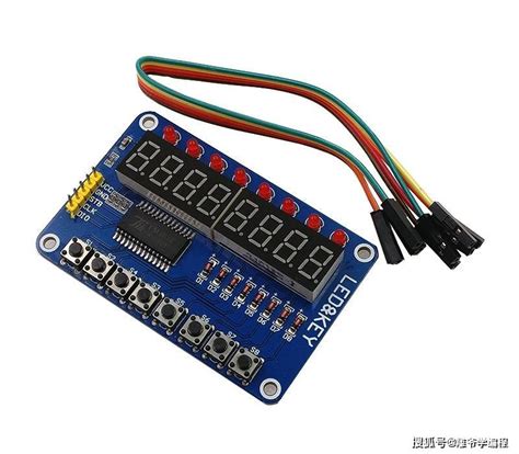 【雕爷学编程】arduino动手做（102） tm1638按键数码管 模块 tm test