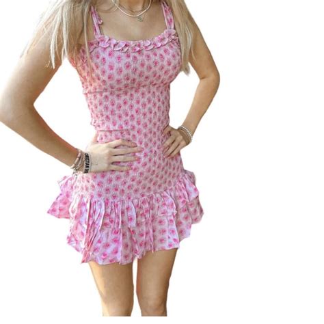 Super Cute Pink Summer Dress Never Worn Got From A Depop