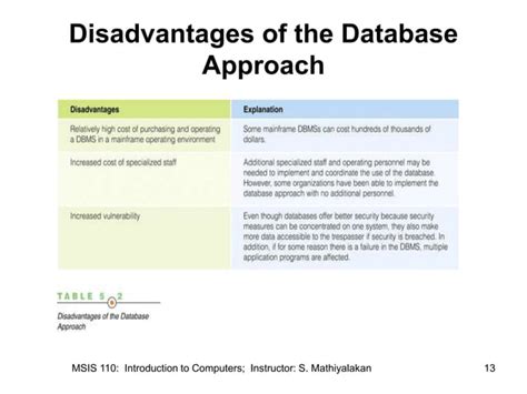 Chapter 5 Organizing Data And Information Ppt Databases Computer Software And Applications