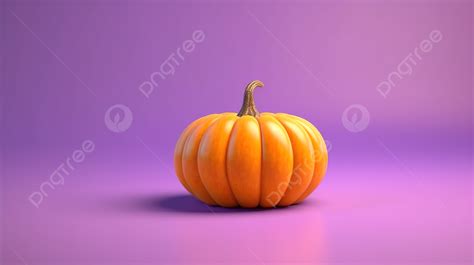 3d로 캡처된 멋진 보라색 배경 가운데 독특하고 생생한 주황색 호박 가을 음식 호박 추수 감사절 배경 배경 일러스트 및 사진 무료 다운로드 Pngtree