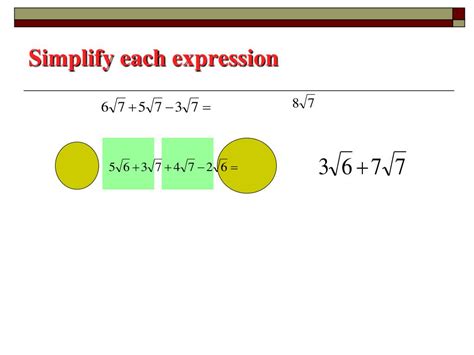 PPT Simplify Radical Expressions PowerPoint Presentation Free Download ID 6263595