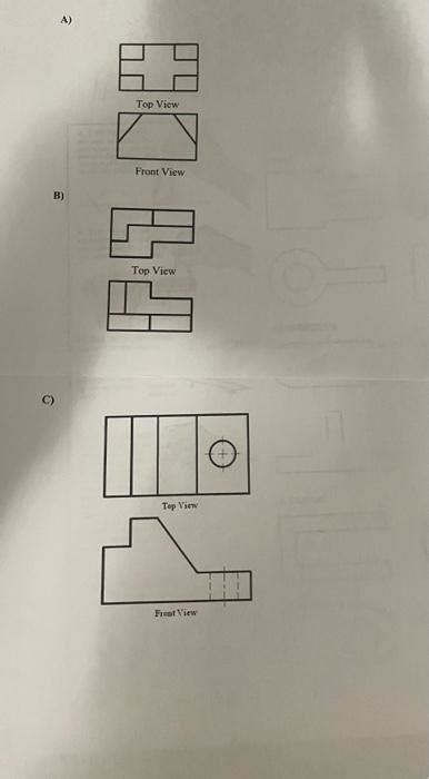 Solved Given The Full Views Draw The Missing View Left Chegg