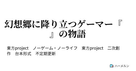 幻想郷に降り立つゲーマー『 』の物語 ハーメルン