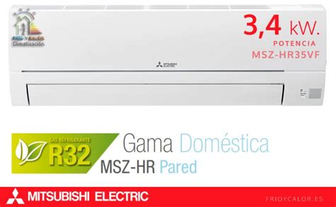 Aire Acondicionado Split Mitsubishi Electric Msz Hr35vf Frio Y Calor