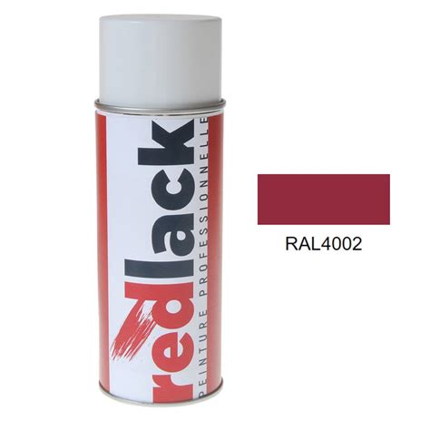Redlack Peinture Aérosol Ral 4002 Brillant Multisupport Leroy Merlin