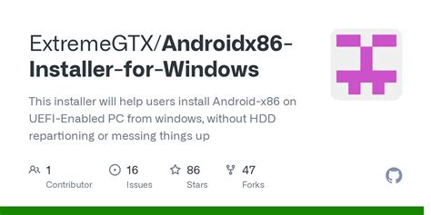 Github Extremegtxandroidx86 Installer For Windows This Installer