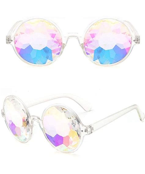 Festivals Kaleidoscope Rainbow Prism Glasses Goggles For Rave Party