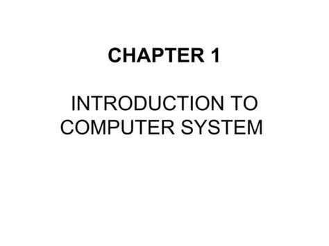 3 Component Of Computer System Unit Csi 321 Pdf