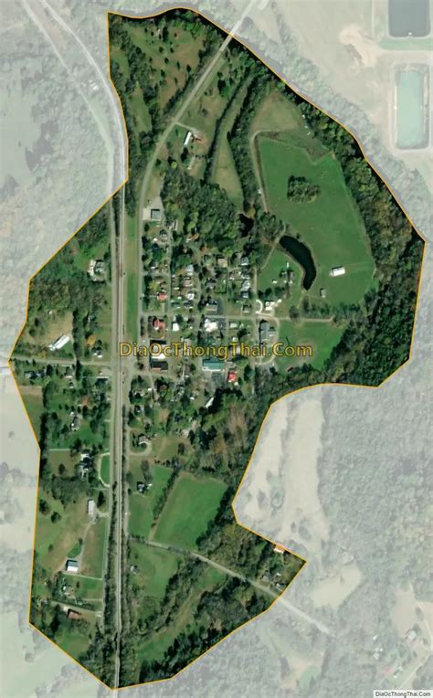 Map Of Normandy Town Tennessee Thong Thai Real