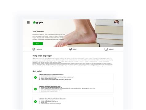 Gojek Web Design E Learning By Deavid Rizky On Dribbble