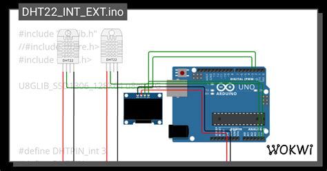 DHT22 INT EXT Ino Void Wokwi ESP32 STM32 Arduino Simulator