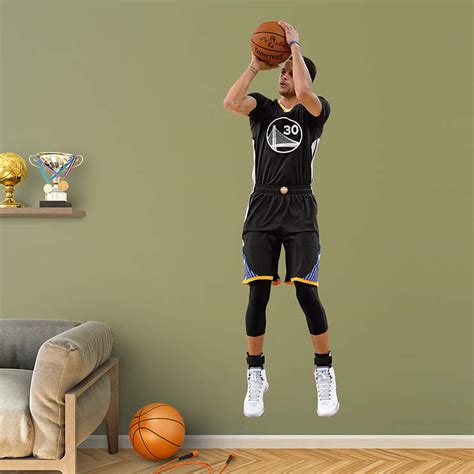 Life Size Stephen Curry Wall Decal Shop Fathead® For Golden State