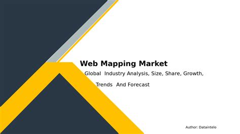 Web Mapping Market Report Global Forecast From 2025 To 2033
