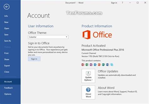 Change Background Of Office 2016 For Windows Tutorials