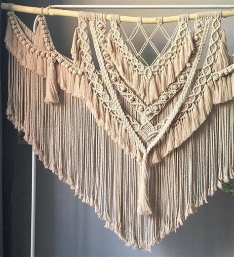 Huge Macrame Backdrop Extra Large Macrame Wall Hanging With Etsy