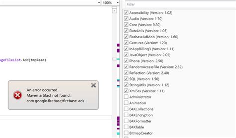 Maven Artifact Not Found Google Firebase Firebase Ads B X Programming Forum