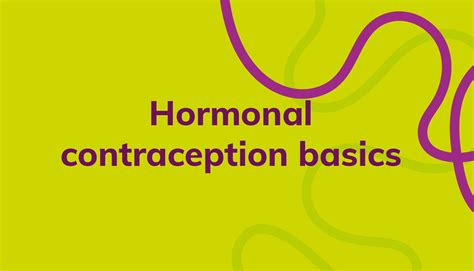 Hormonal Contraception Basics England Golf