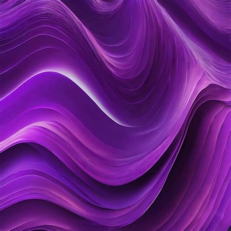 Premium Ai Image Abstract Wave Design With A Purple Background