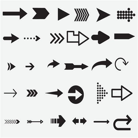 Arrow Vector Collection 5179525 Vector Art At Vecteezy