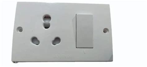 White Switch Socket Combine 2 Pin At Rs 55 Piece In Vasai Id