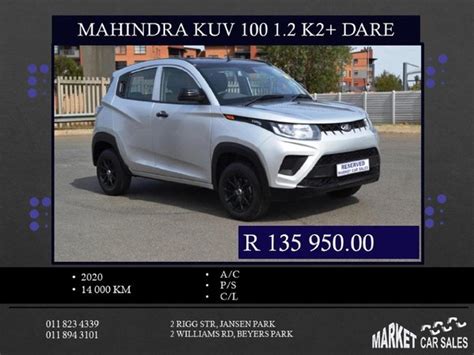Used Mahindra Kuv 100 12 K2 Dare For Sale In Gauteng Za Id