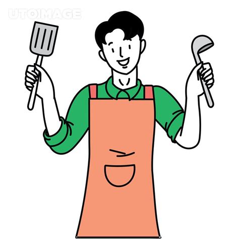 살림하는 남자들 13 L190708 덧니랑 일러스트 캐릭터 일러스트 남성일러스트 남자일러스트 남성캐릭터 남자캐릭터