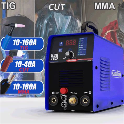 Dropship Plasmargon Air Plasma Cutter Pilot Arc Tig Cut Mma Pulse 160a